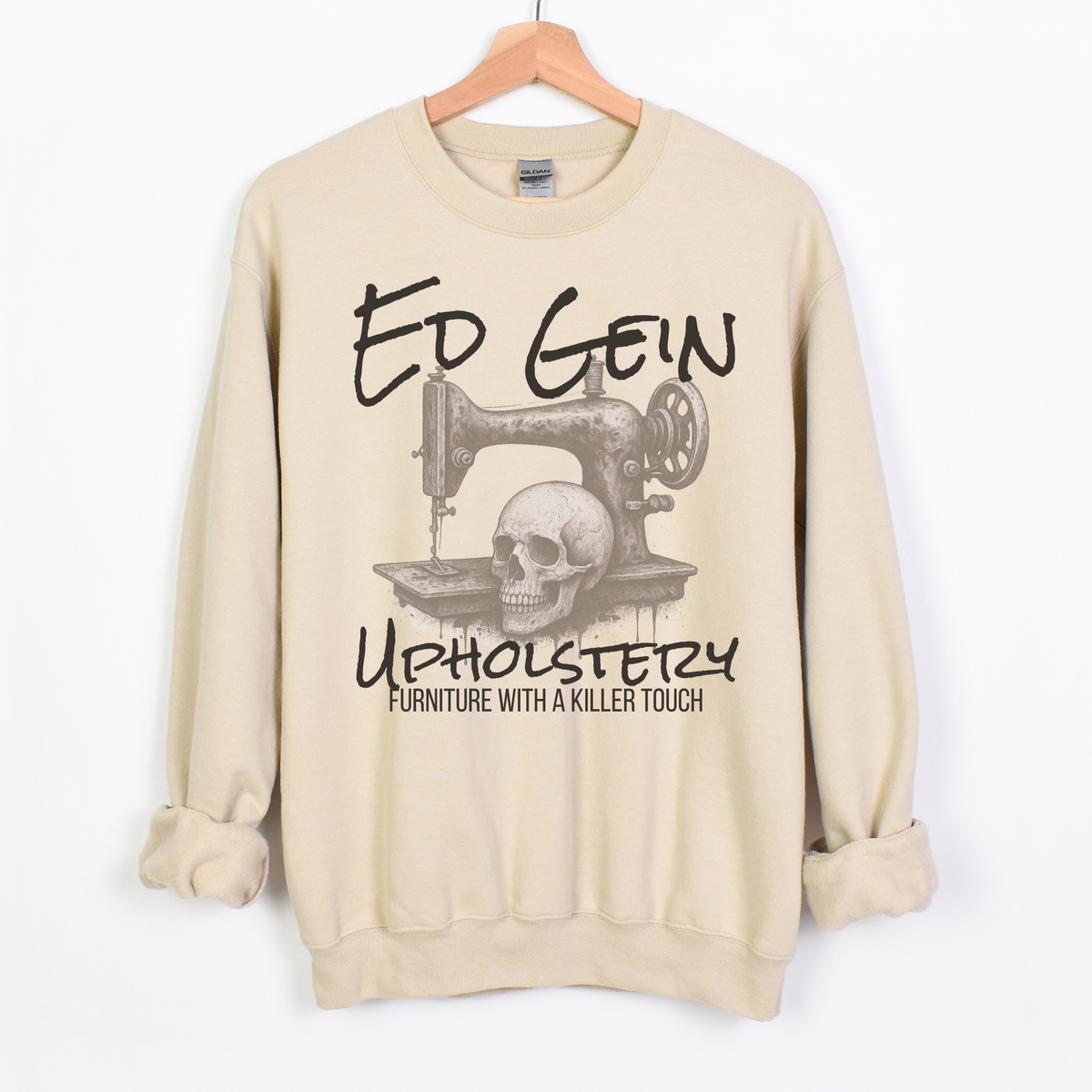 Ed G Upholstery SAND SWEATSHIRT – 2 Sisters Who Design